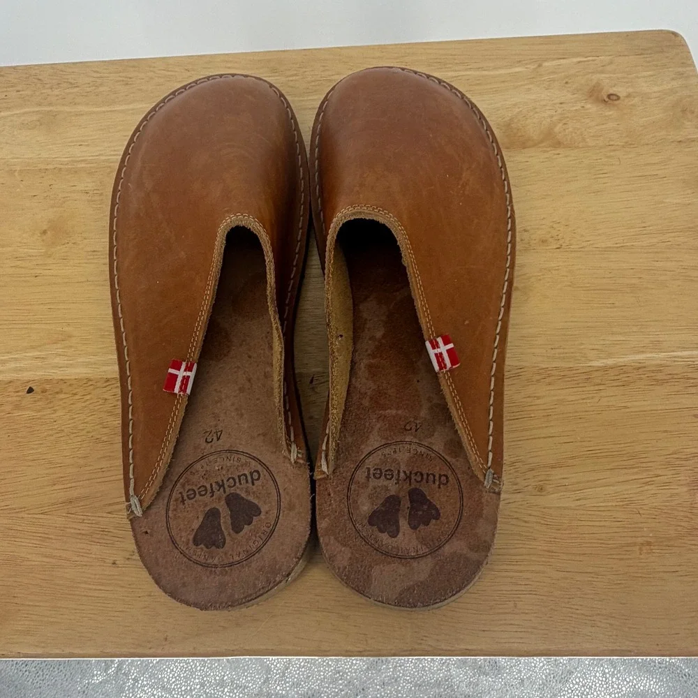 Duckfeet | Shoes | Duckfeet Blavand Clog Mule Unisex 42 Tan Leather ...